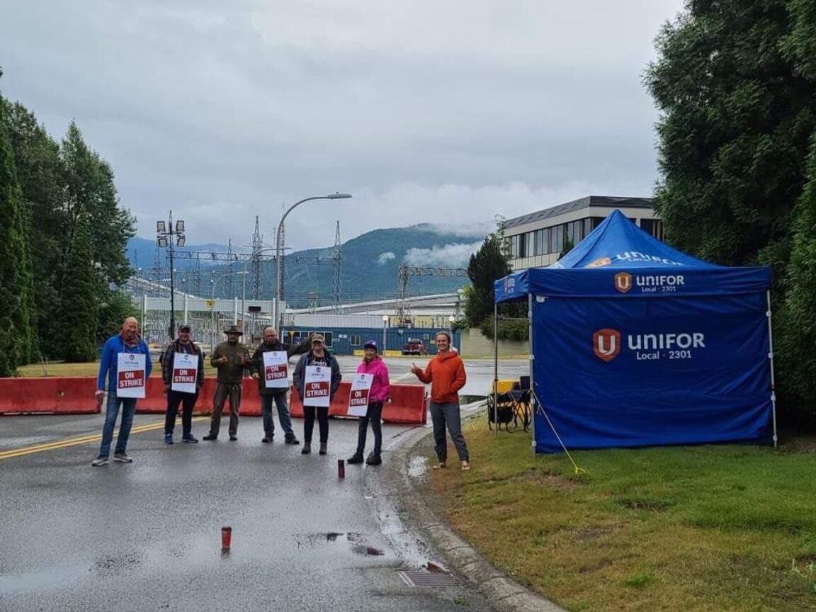 900 Aluminum Smelter Workers On Strike At Rio Tinto Alcan In Kitimat ...